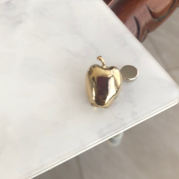 Vintage | Jewelry | Vintage Stamped Jubilee Apple Pin | Poshmark